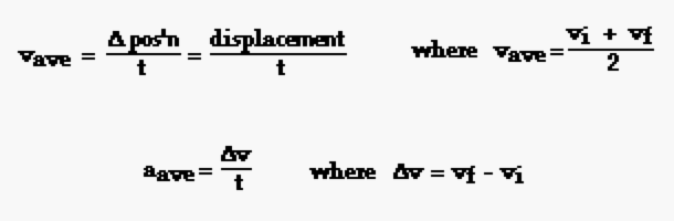 Equation To Find Initial Velo Without Acceleration Tessshebaylo